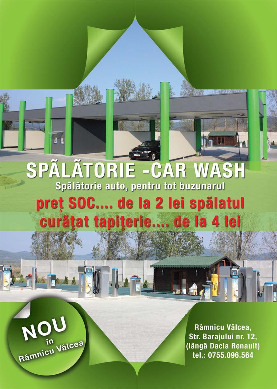 Spalatorie Auto -Car Wash • Zile și Nopți