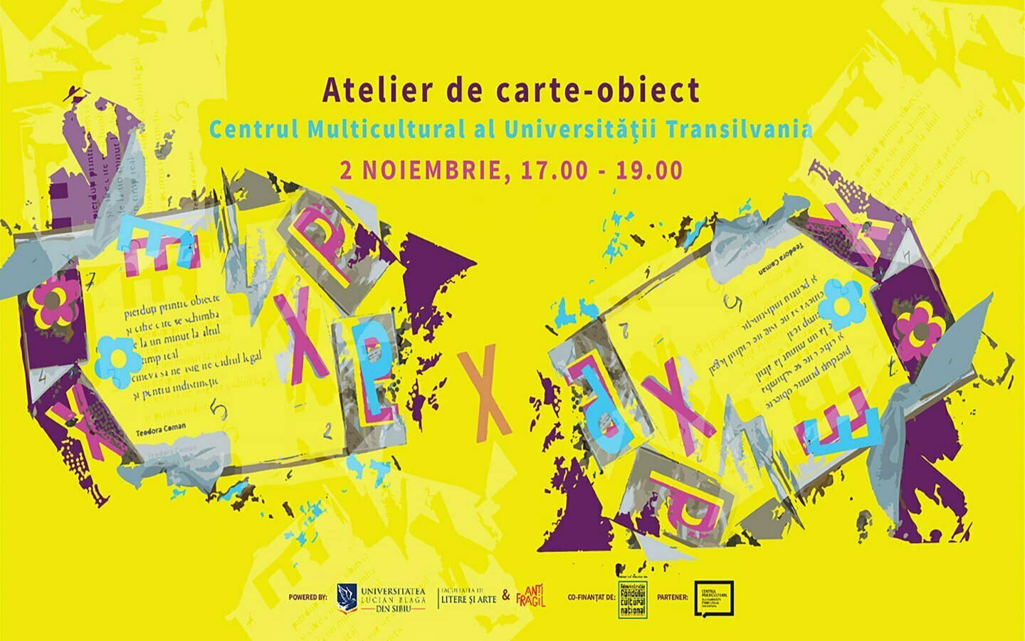 Zilele Sofia Nădejde - ediția a V-a: atelier de carte-obiect • Zile și ...