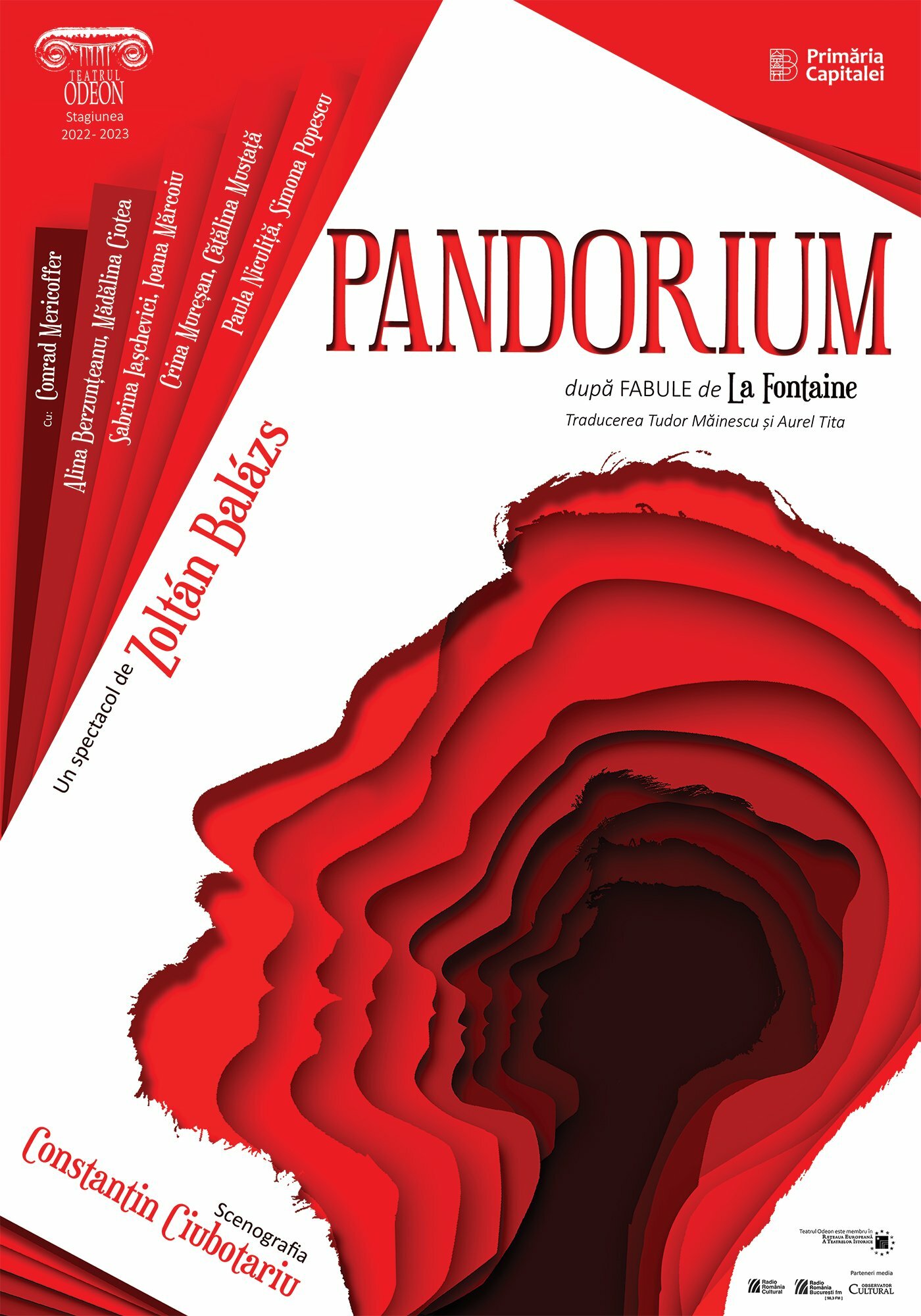 PANDORIUM, după La Fontaine, premieră la Teatrul Odeon • Teatru • Zile ...