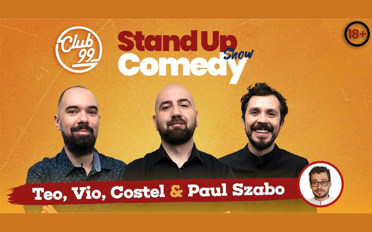Teo, Vio, Costel & Paul Szabo | Stand Up Comedy @ Club99 • Zile și Nopți