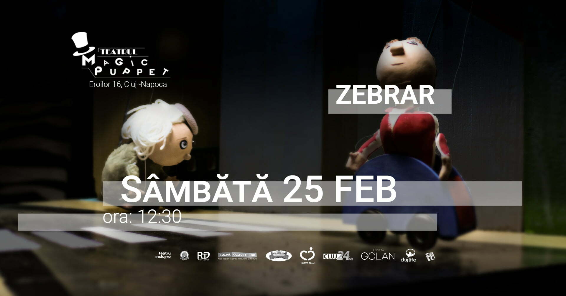 Premieră: Zebrar @ Teatrul Magic Puppet Cluj • Zile și Nopți