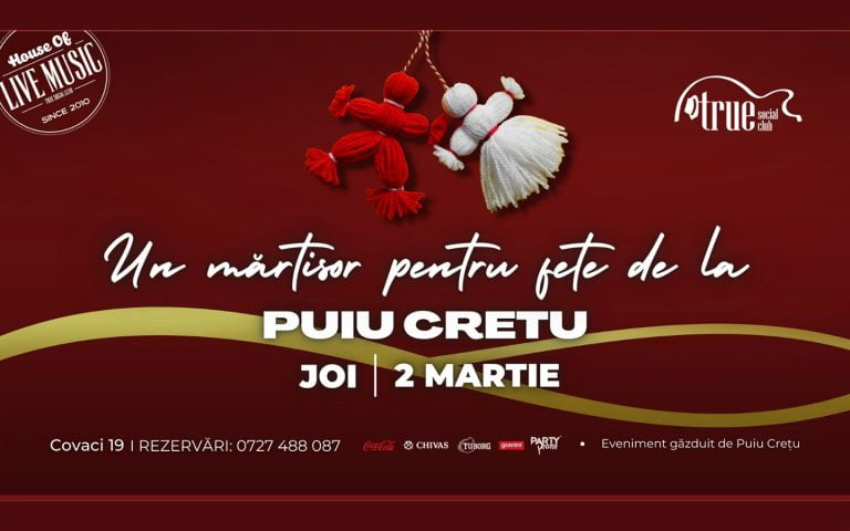 Un mărțisor pentru fete de la Puiu Crețu @ True Club • Zile și Nopți