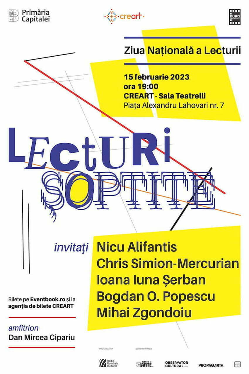 Lecturi Șoptite, un performance cu autori de Ziua Națională a Lecturii ...