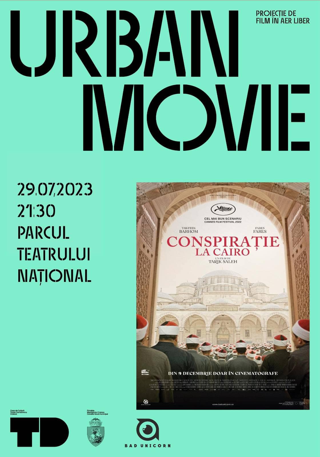 Urban Movie @ Parcul Teatrului Național • Zile și Nopți