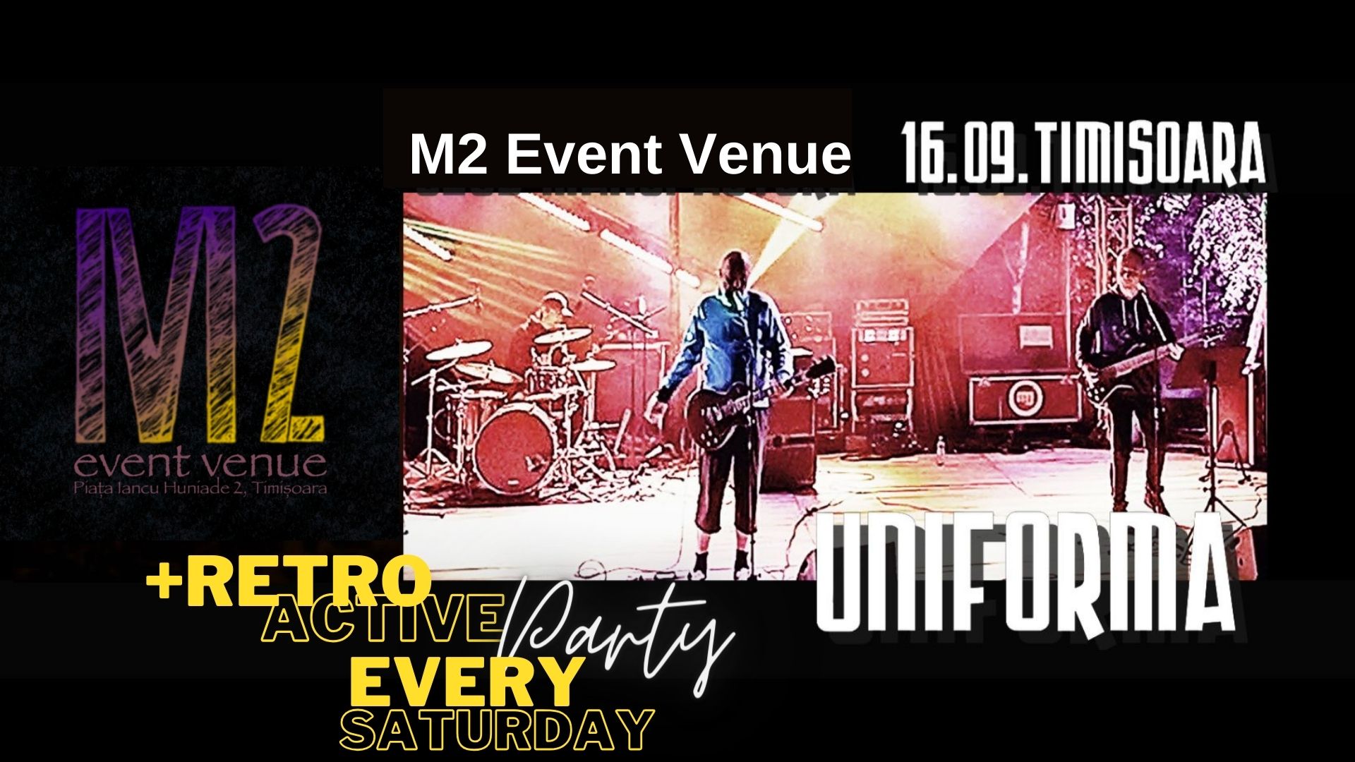Concert | Uniforma @ M2 - event venue • Zile și Nopți