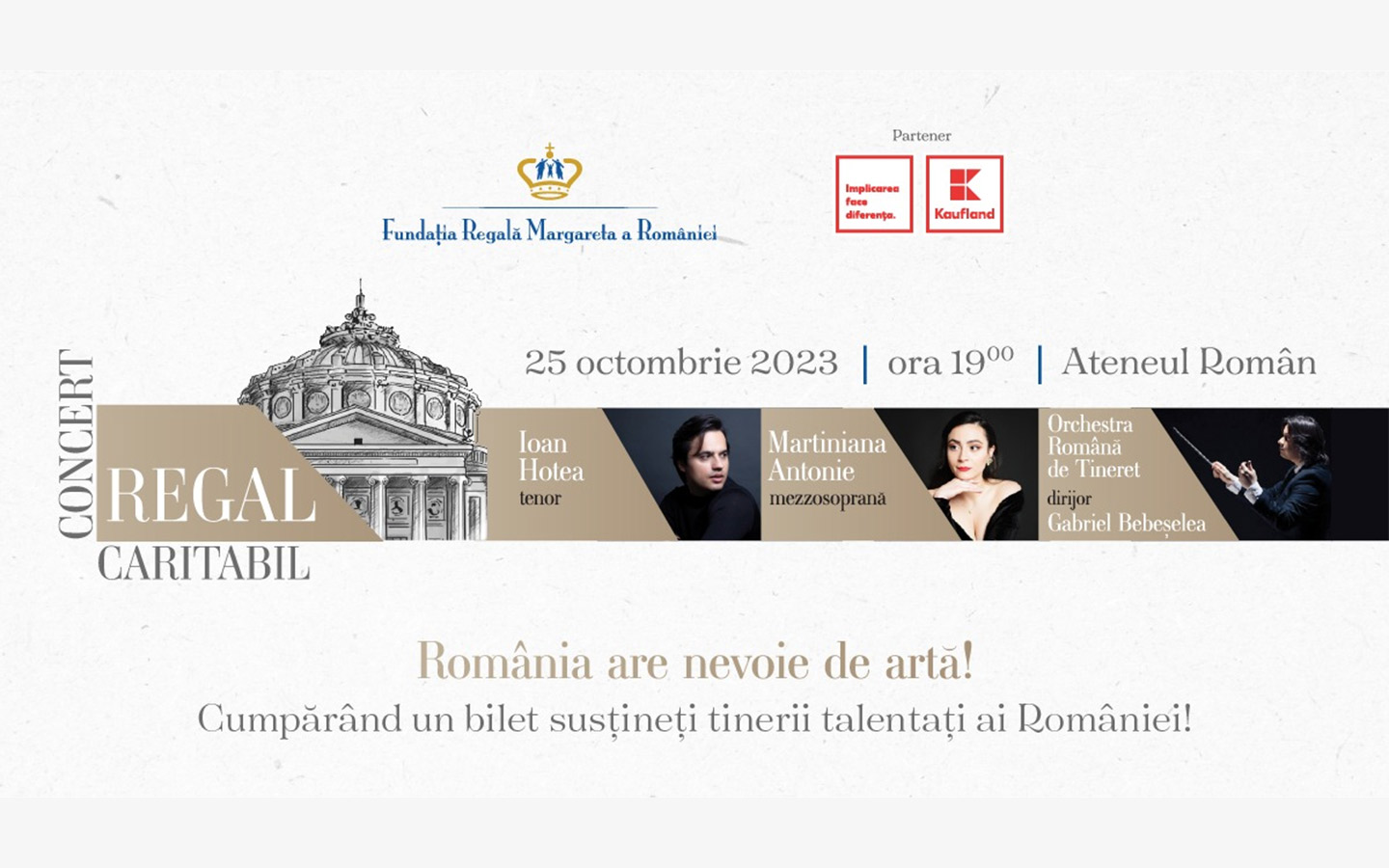 Concert Regal Caritabil @ Ateneul Român • Zile și Nopți