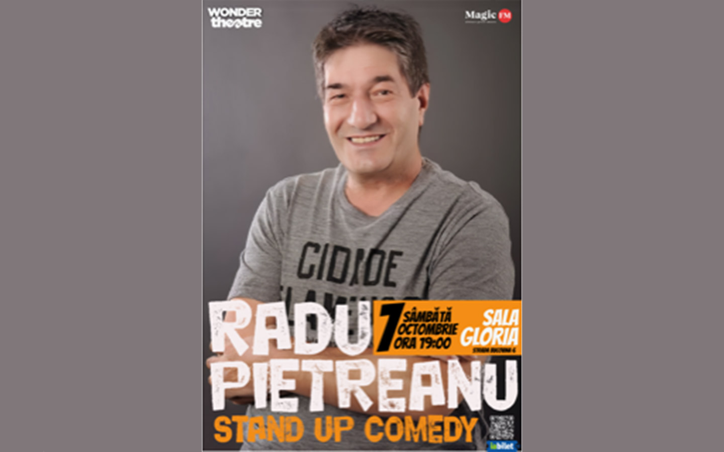 Radu Pietreanu | Stand-up Comedy One Man Show @ Teatrul Metropolis ...