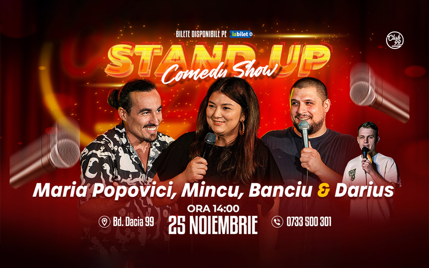 Maria Popovici, Mincu, Banciu - Darius Grigorie | Stand Up Comedy ...