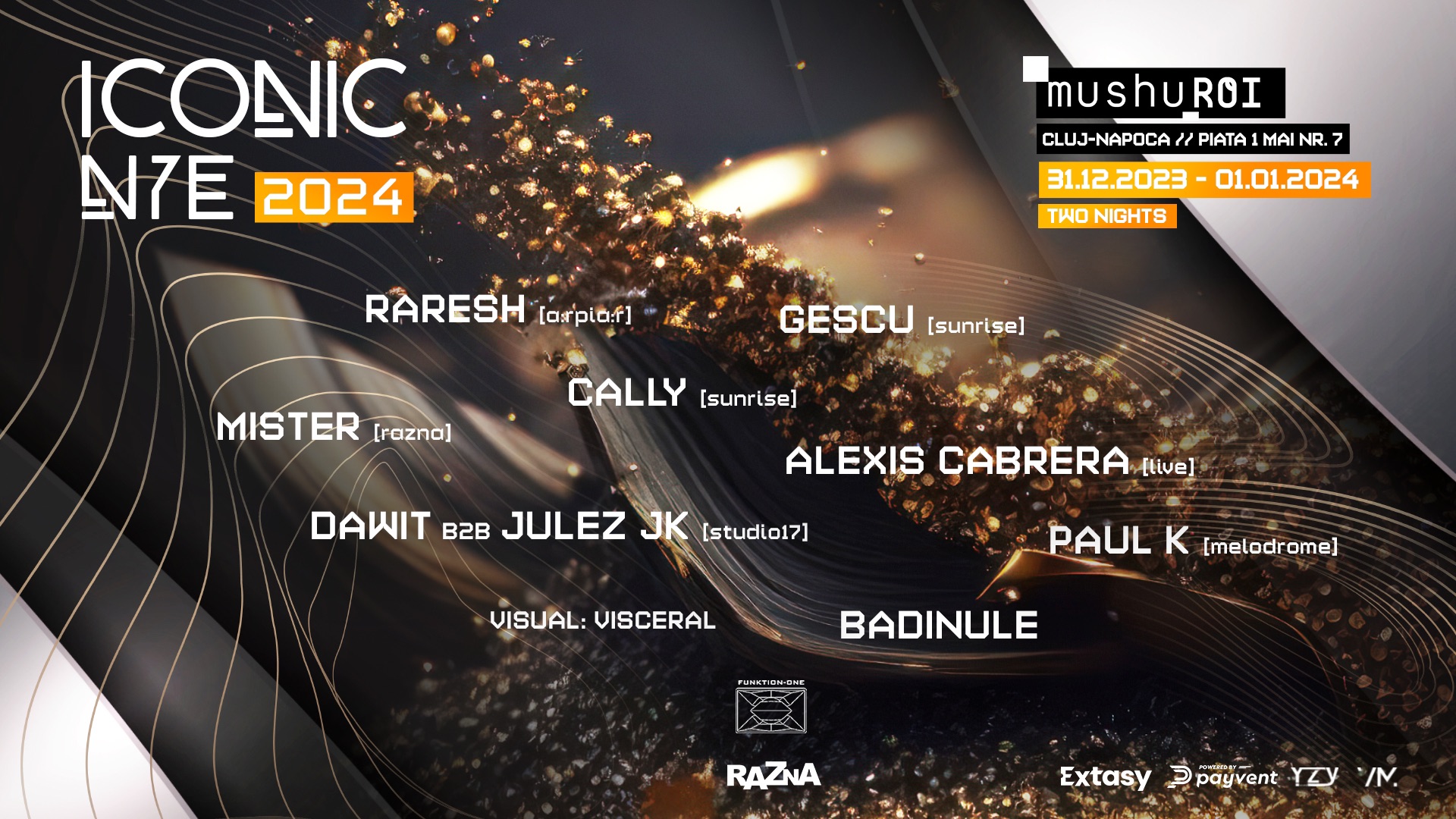 Iconic NYE 2024 @ Cluj • Zile și Nopți
