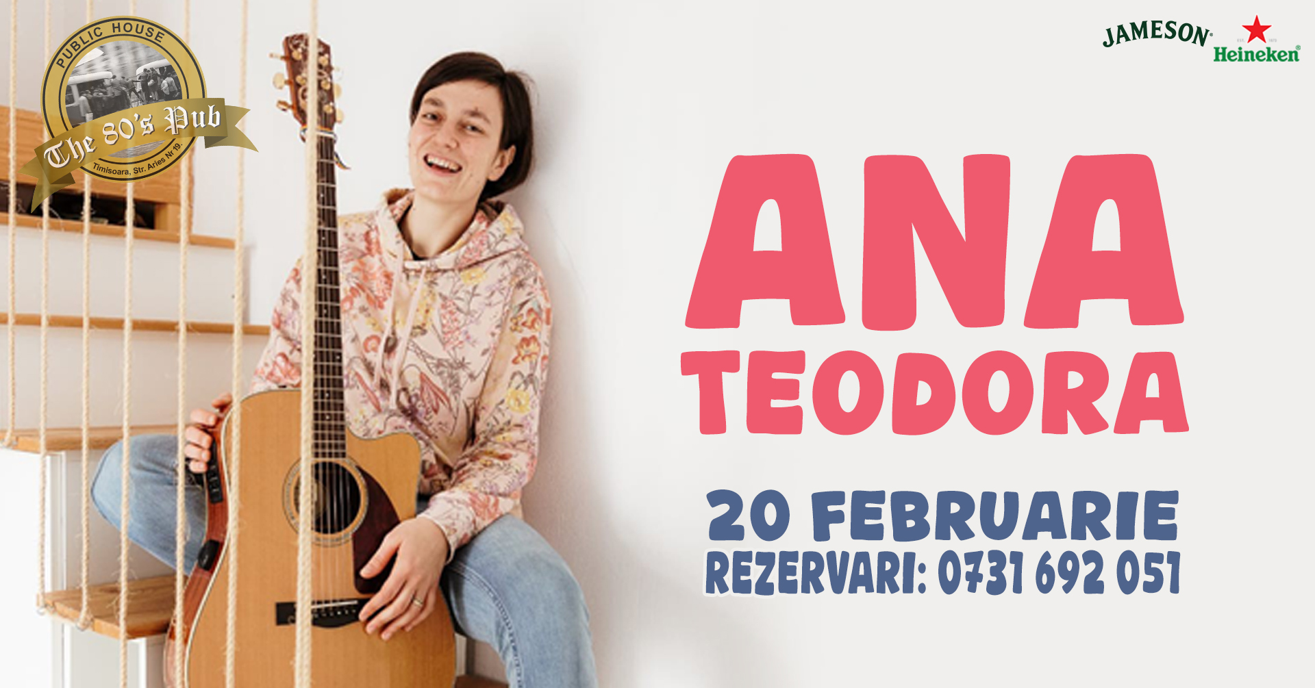 Ana Teodora @ The 80's Pub • Zile și Nopți