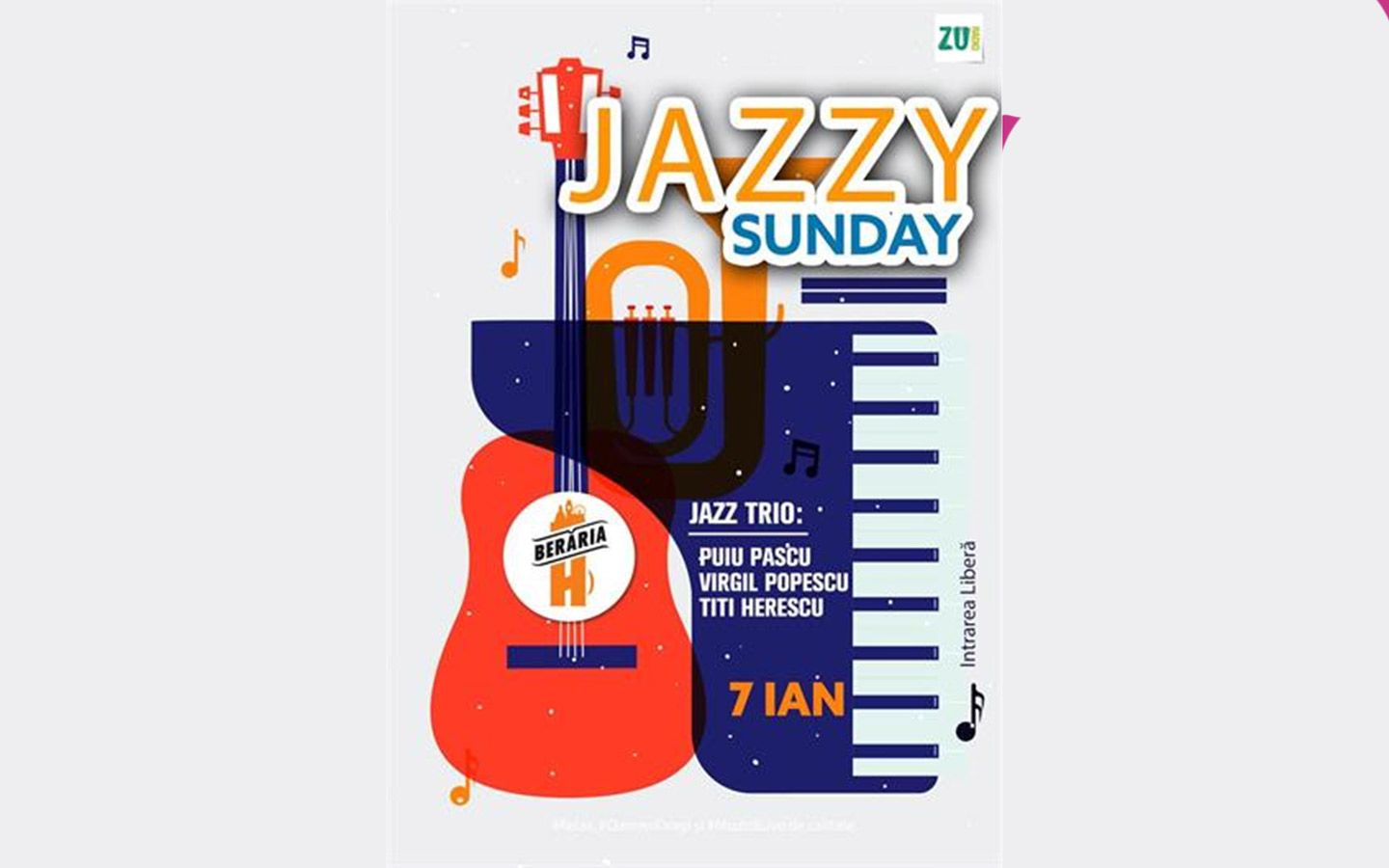 Jazzy Sunday /w Puiu Pascu, Titi Herescu și Virgil Popescu @ Berăria H ...