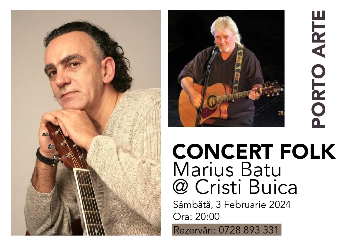 Marius Bațu & Cristi Buică @ Porto Arte • Zile și Nopți