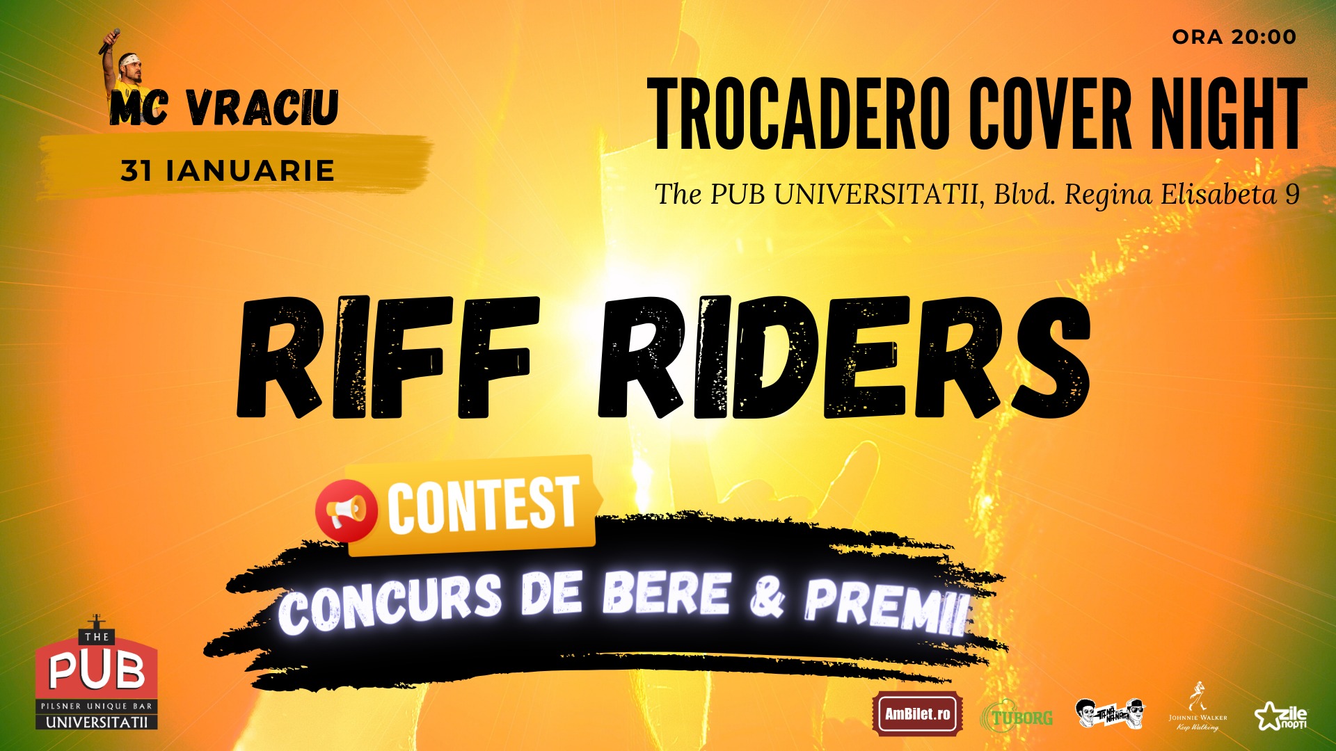 Riff Riders & Concurs de bere la tap @ The Pub - Universității • Zile ...
