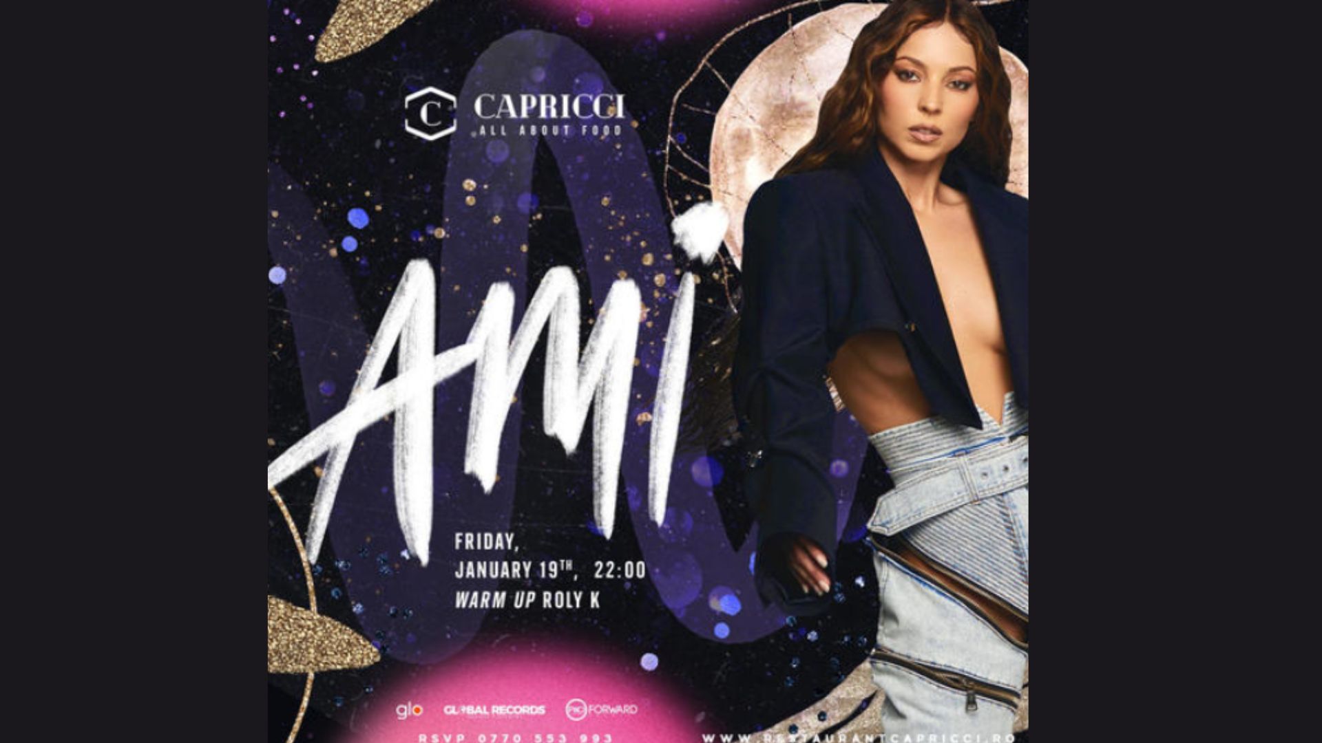 AMI @ Restaurant Capricci • Zile și Nopți