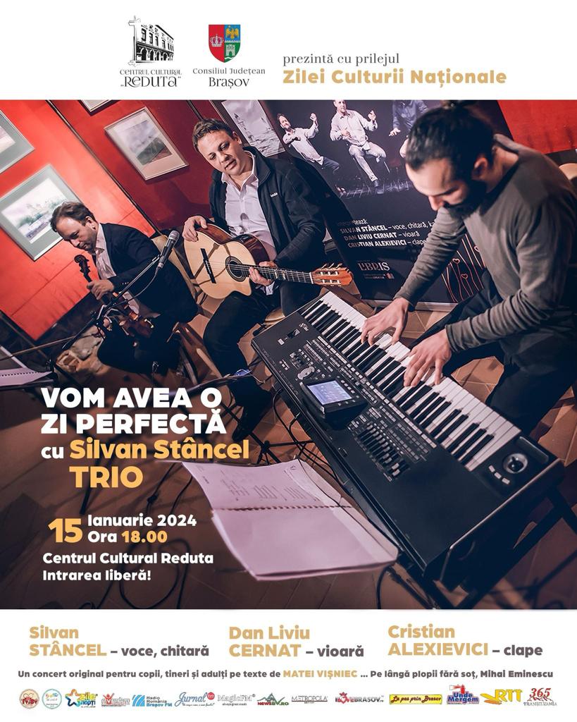 Vom avea o zi perfectă cu... Silvan Stâncel Trio, de Ziua Culturii ...