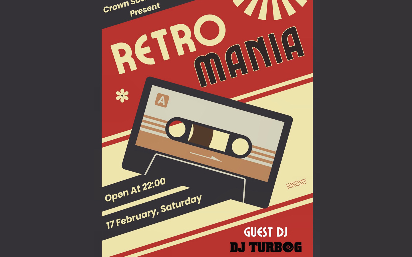 Retro Mania @ Crown Social Club • Zile și Nopți
