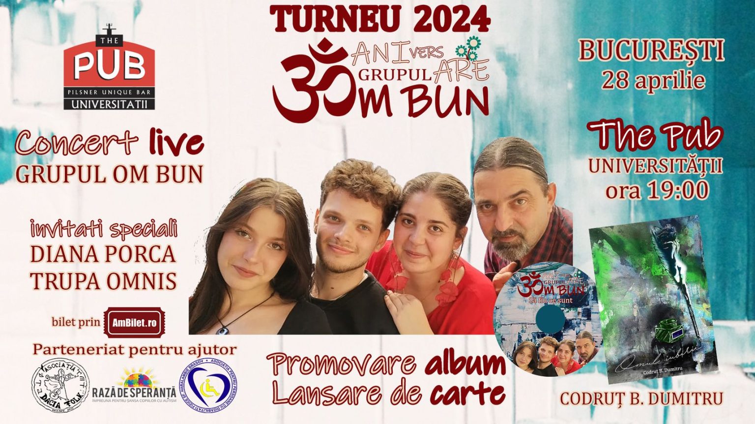 Aniversare Grupul Om Bun @ The Pub - Universității • Zile și Nopți