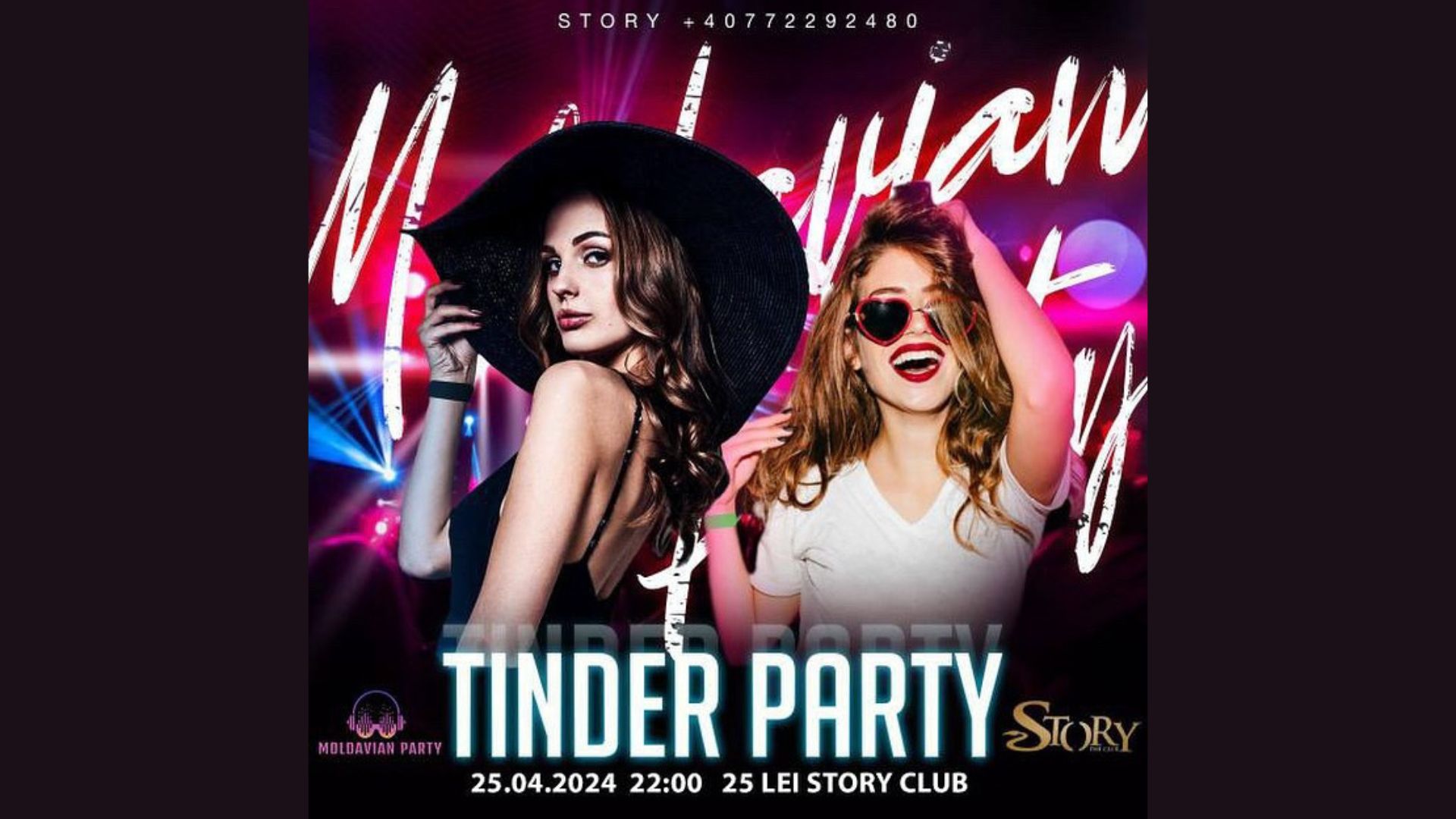Tinder Party @ Story the club • Zile și Nopți