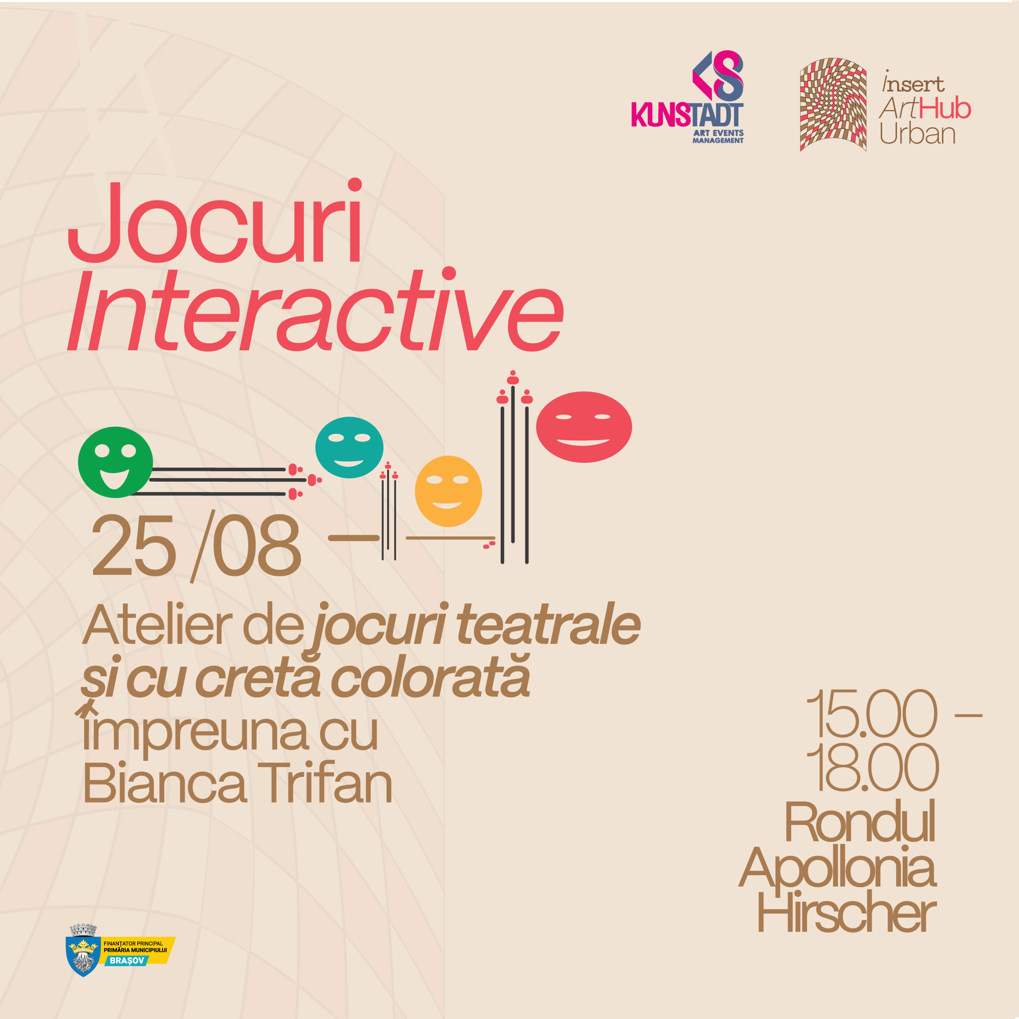 Atelier de jocuri teatrale și cu cretă colorată • Zile și Nopți