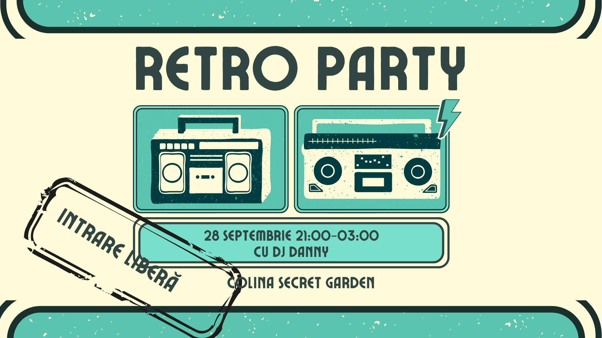 Retro Party @ Colina Secret Garden • Zile și Nopți