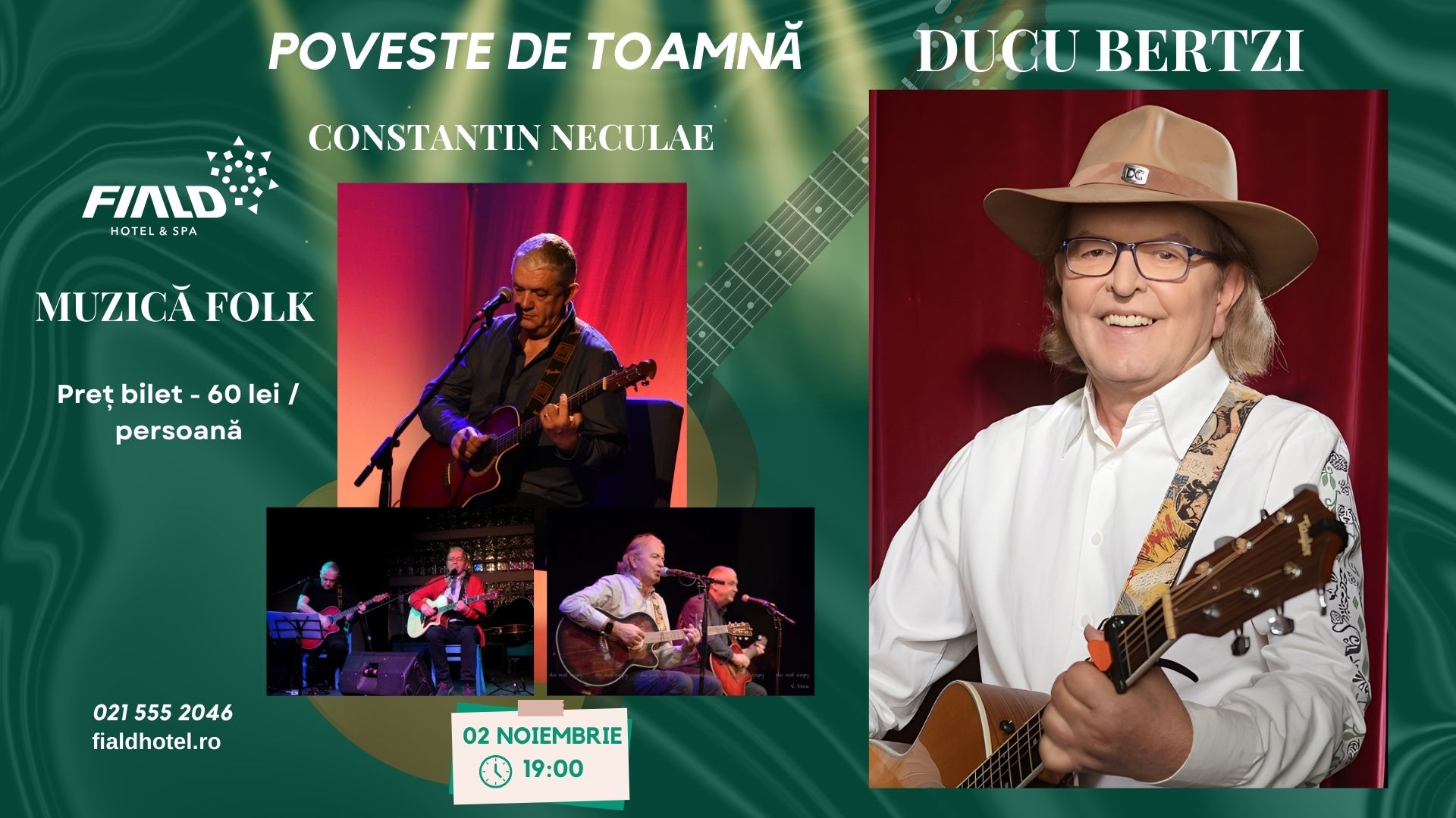 Ducu Bertzi și Constantin Neculae @ GreenEyes Pub by Fiald • Zile și Nopți