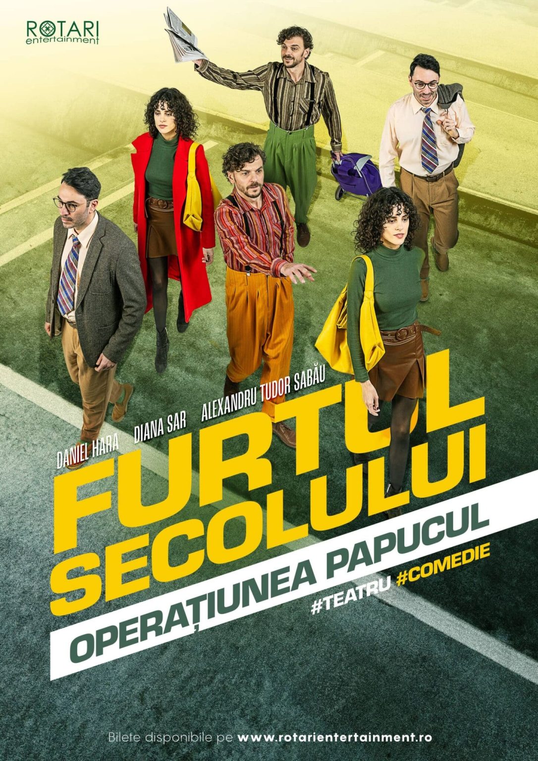 „Furtul secolului – operațiunea Papucul” @ Palatul Culturii • Zile și Nopți