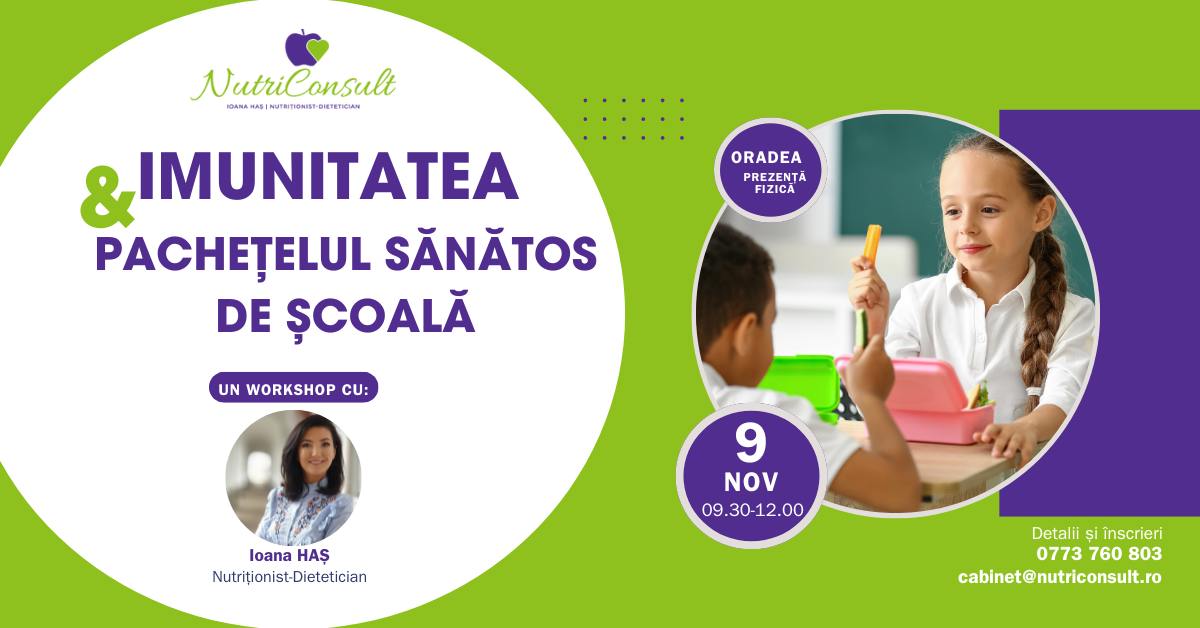 Imunitatea & pachețelul sănătos pentru școală • Zile și Nopți