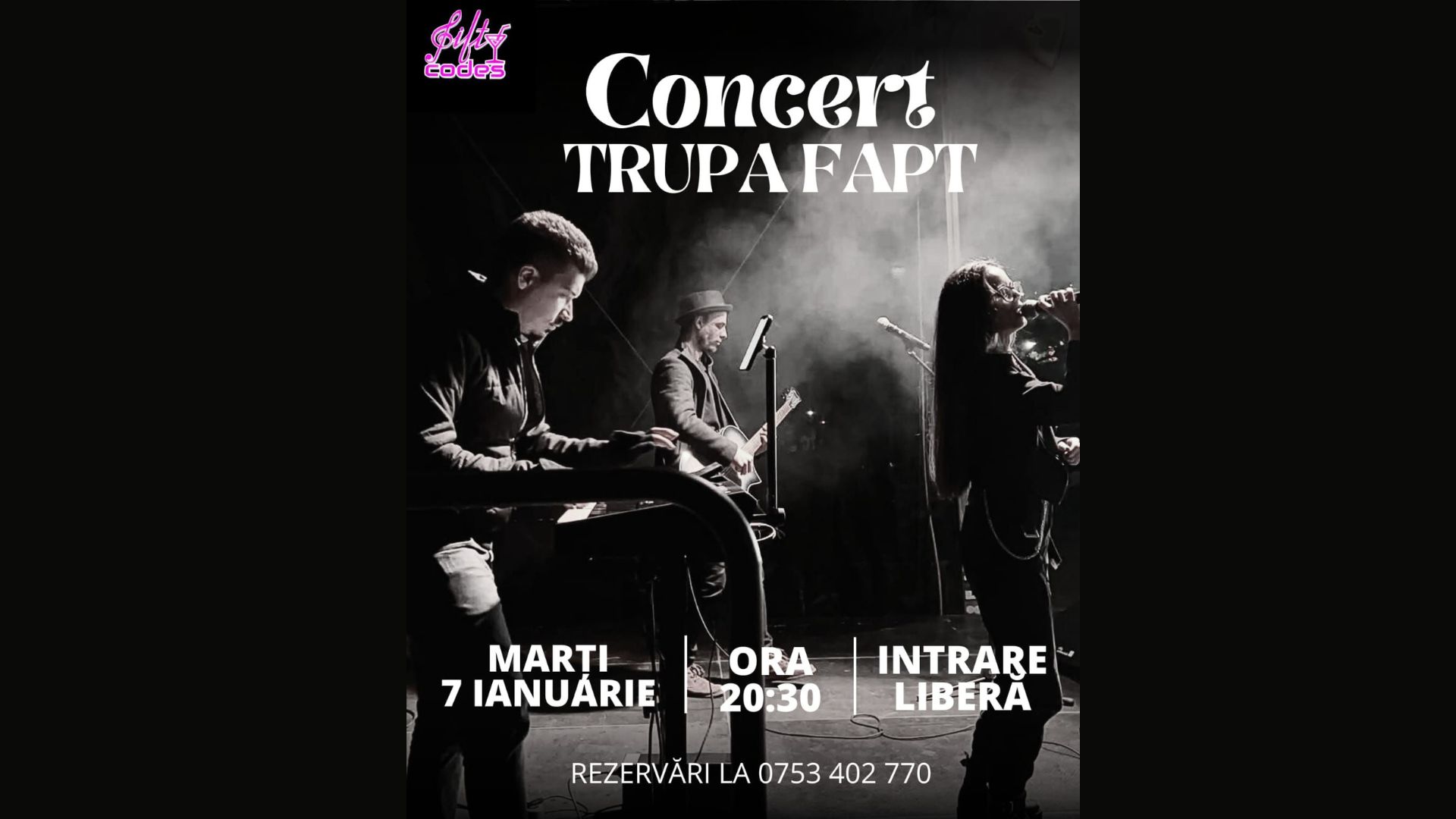 Trupa FAPT @ Fifty Codes • Zile și Nopți