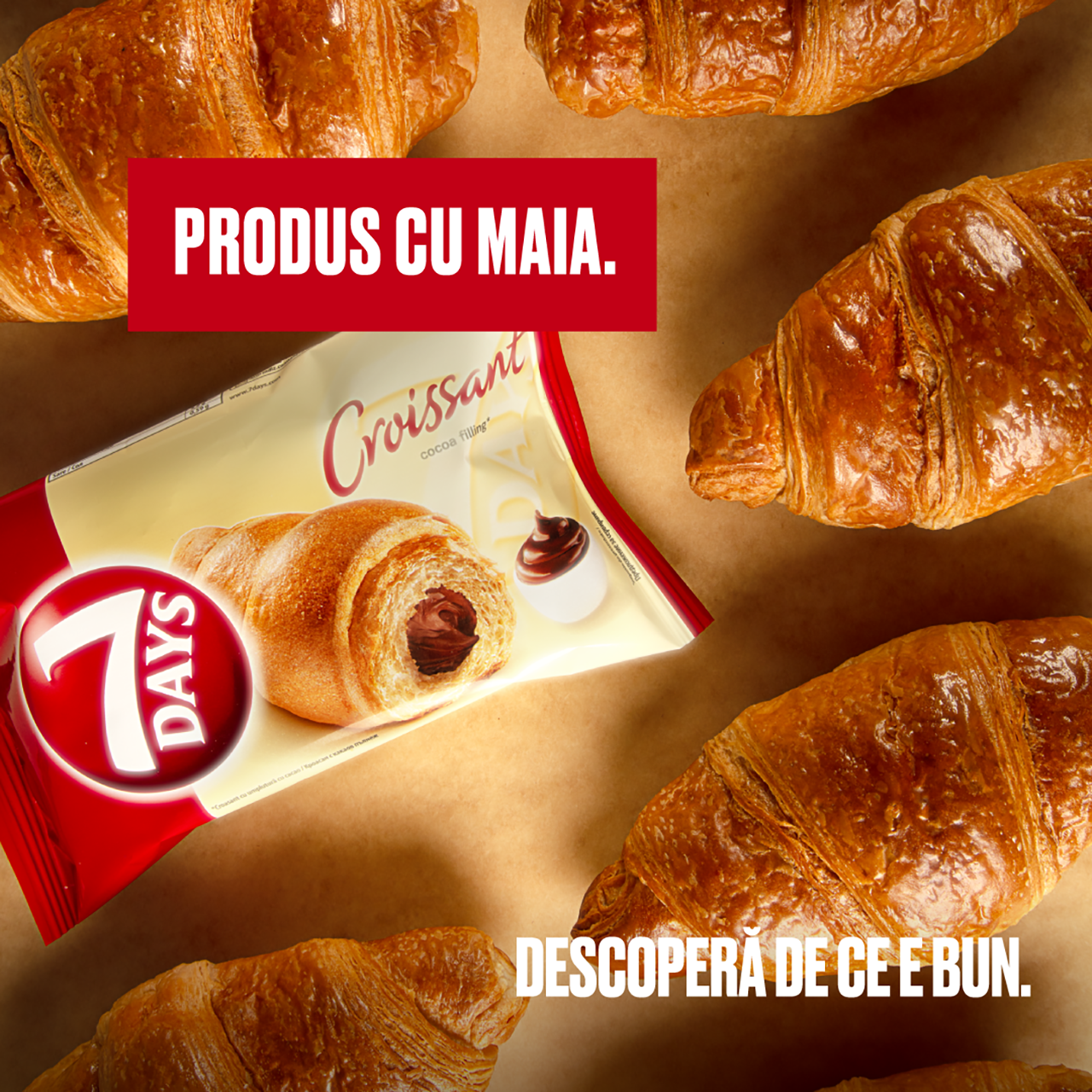 „Descoperă de ce e bun” de Ziua Croasantului cu 7DAYS!