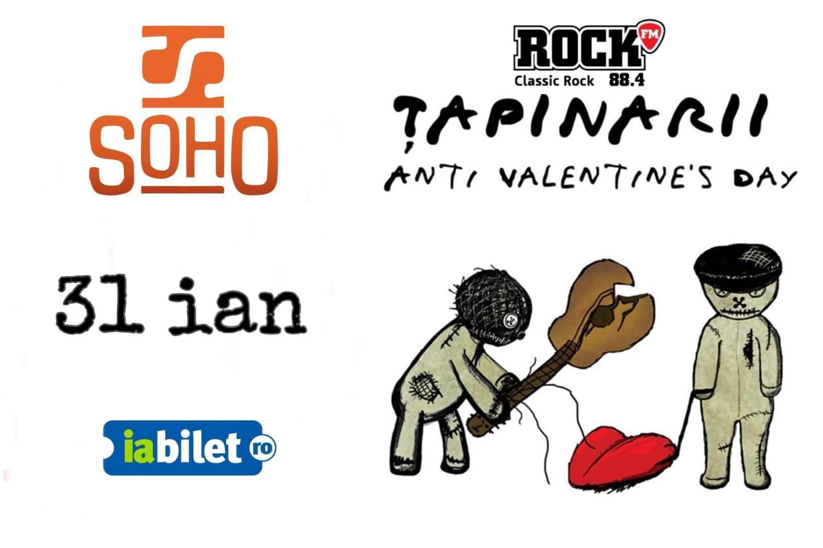 Ţapinarii Anti Valentine's Day @ Soho Music Hall • Zile și Nopți