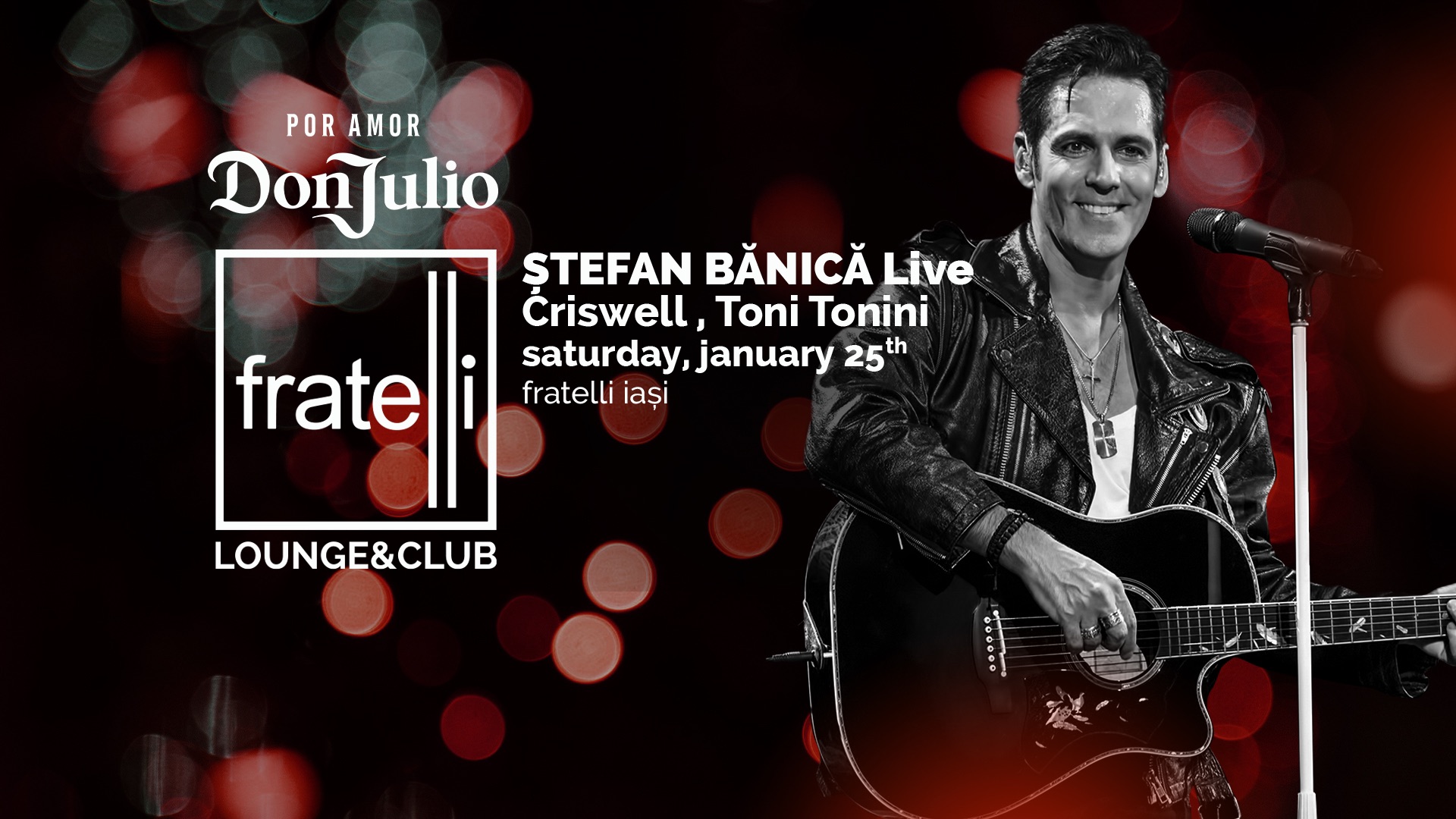 Ștefan Bănică @ Fratelli Iasi • Zile și Nopți