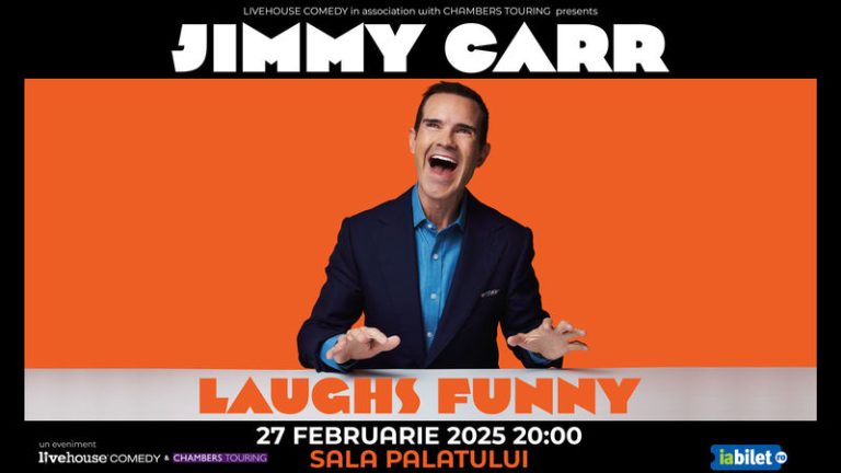 Jimmy Carr: Laughs Funny @ Sala Palatului • Zile și Nopți