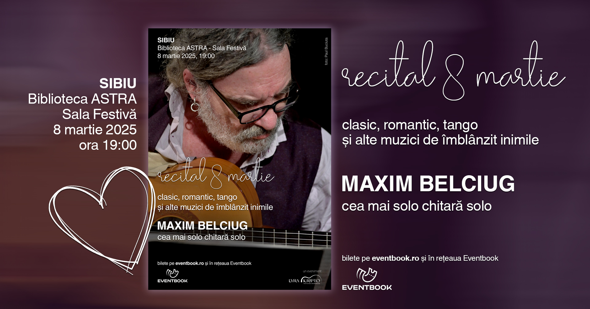 Recital 8 martie: Maxim Belciug, cea mai solo chitară solo @ Biblioteca ...