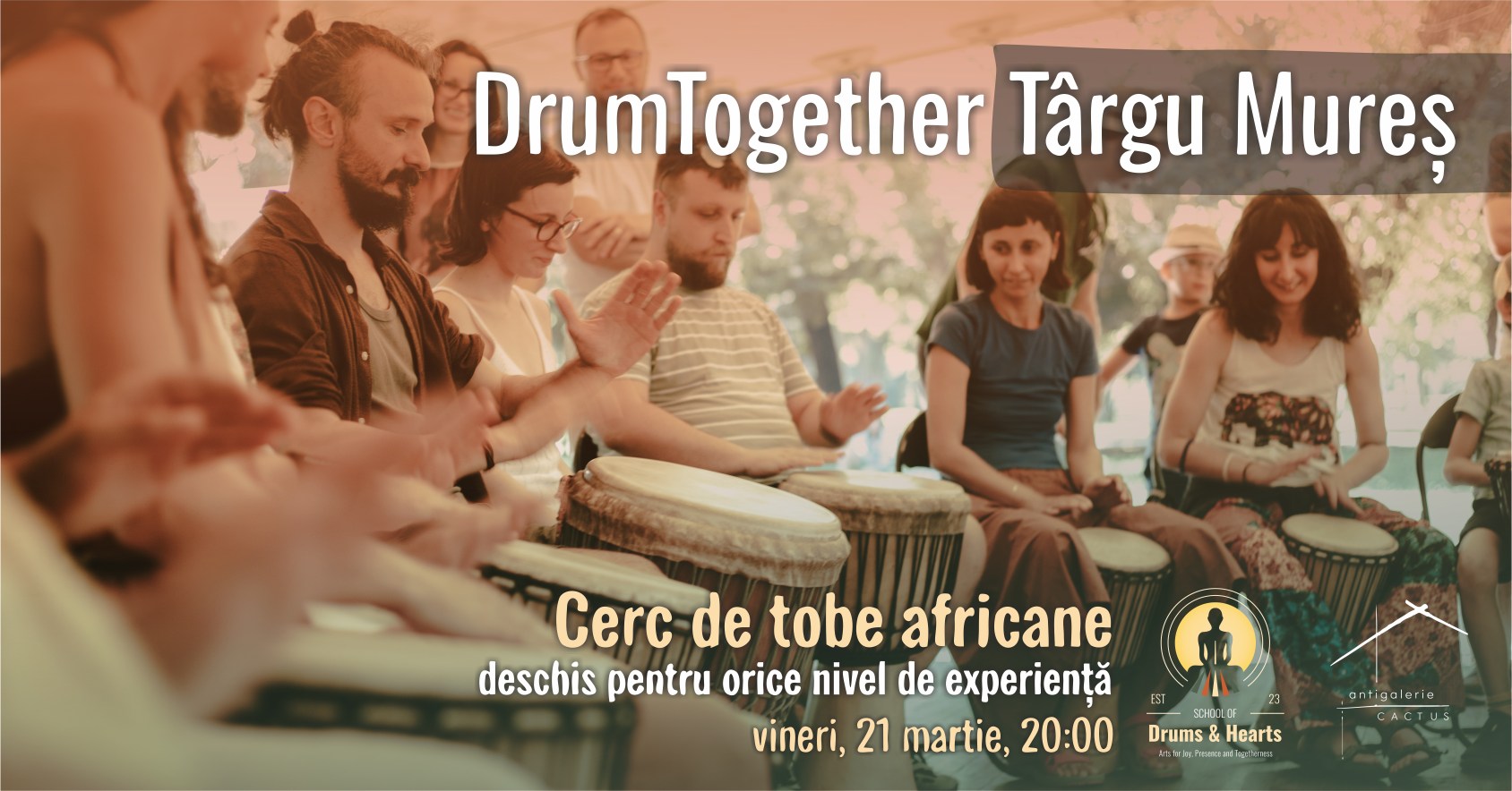 Cerc de tobe africane @ Antigalerie Cactus • Zile și Nopți