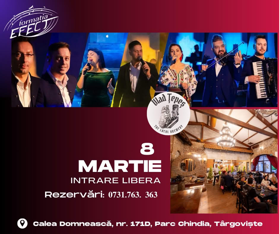 8 Martie Special cu Formația Efect @ Berăria Vlad Țepeș • Zile și Nopți