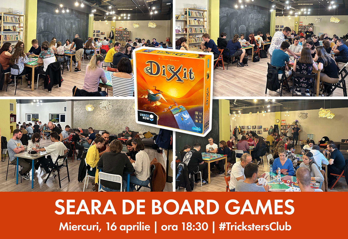 Seara de board games - Dixit Original @ Magnolia Brașov • Zile și Nopți