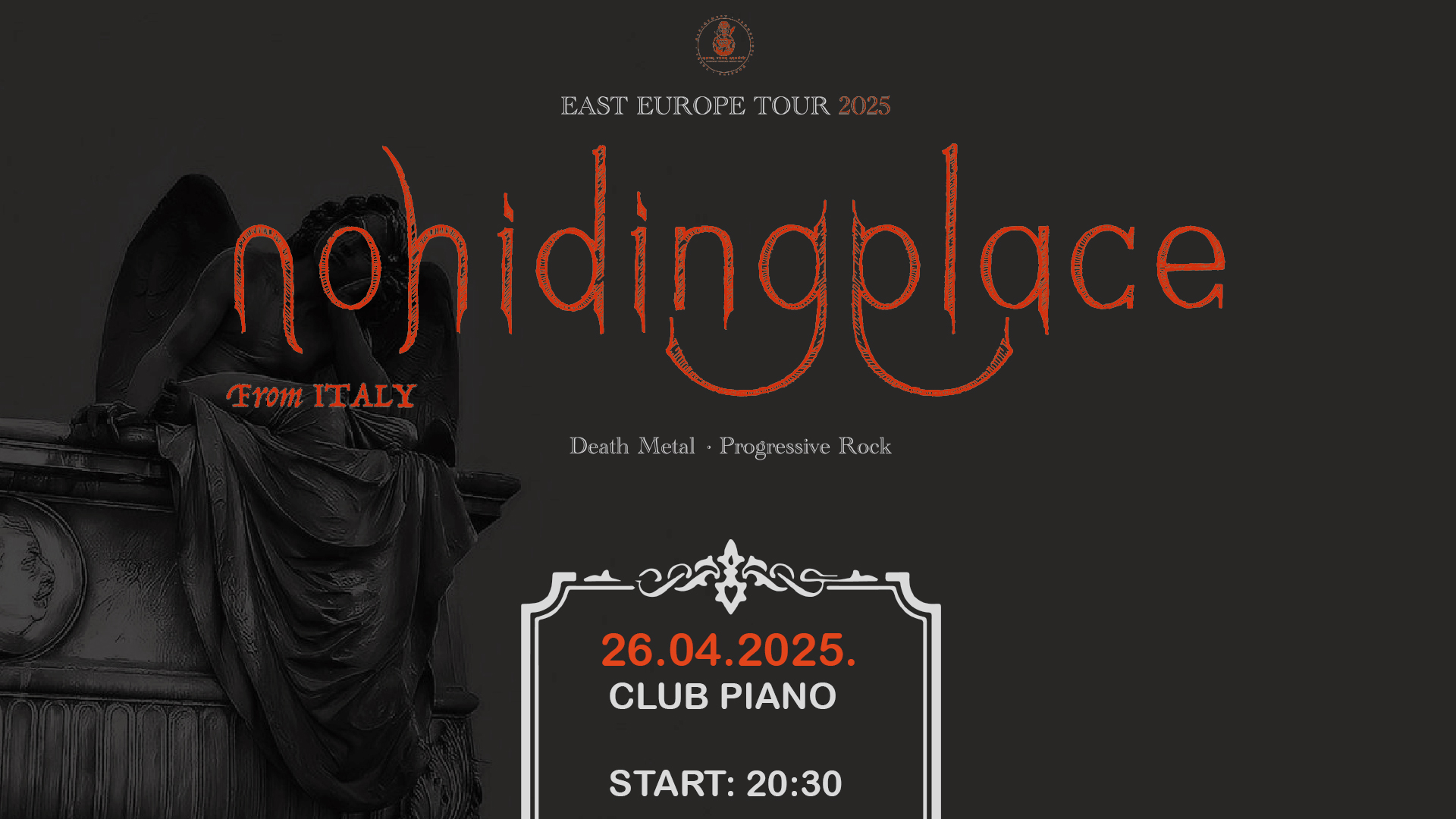 No Hiding Place @ Club Piano • Zile și Nopți