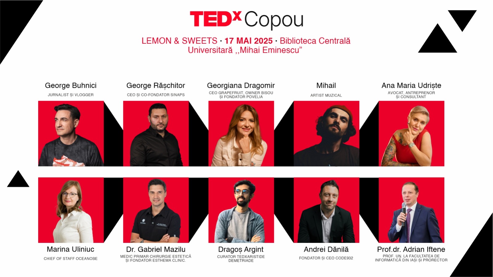 TEDx Copou @ Biblioteca Centrală Universitară "Mihai Eminescu" • Zile ...