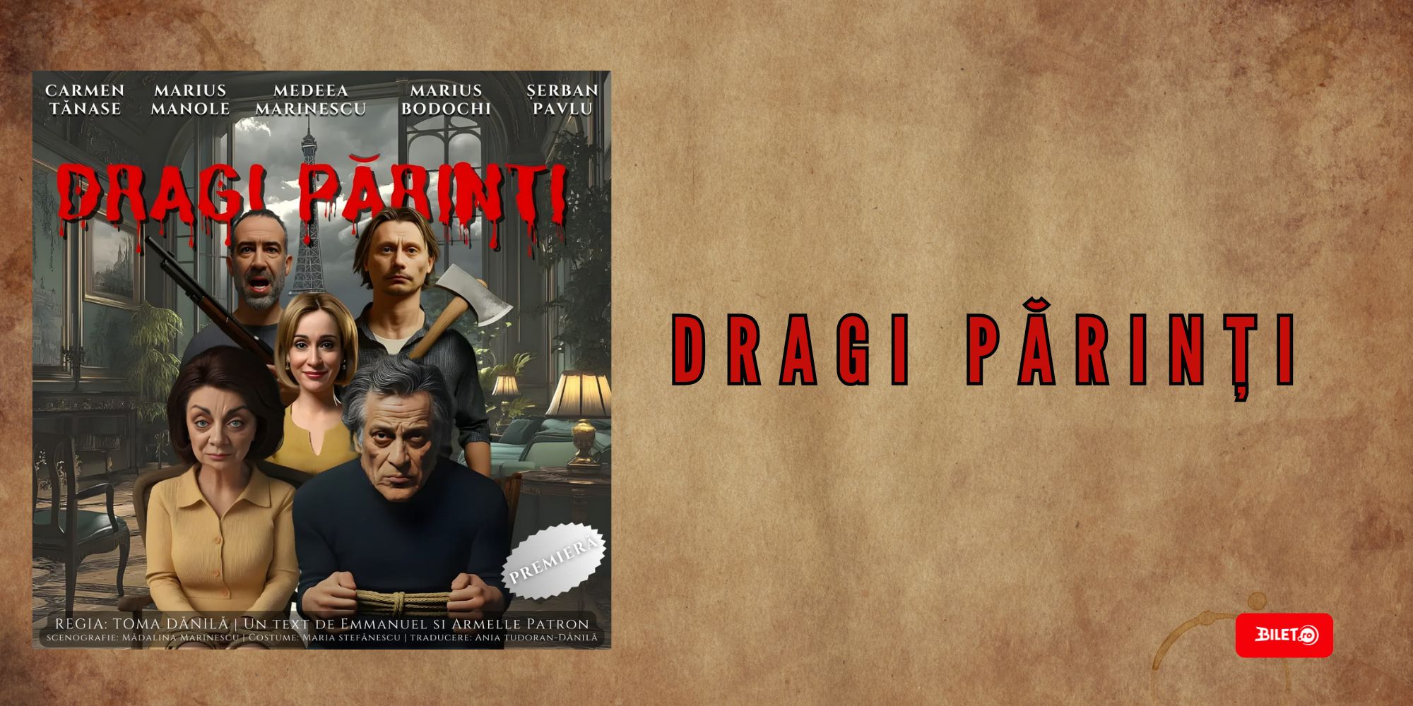 Dragi părinți @ Palatul Tineretului Braila • Zile și Nopți