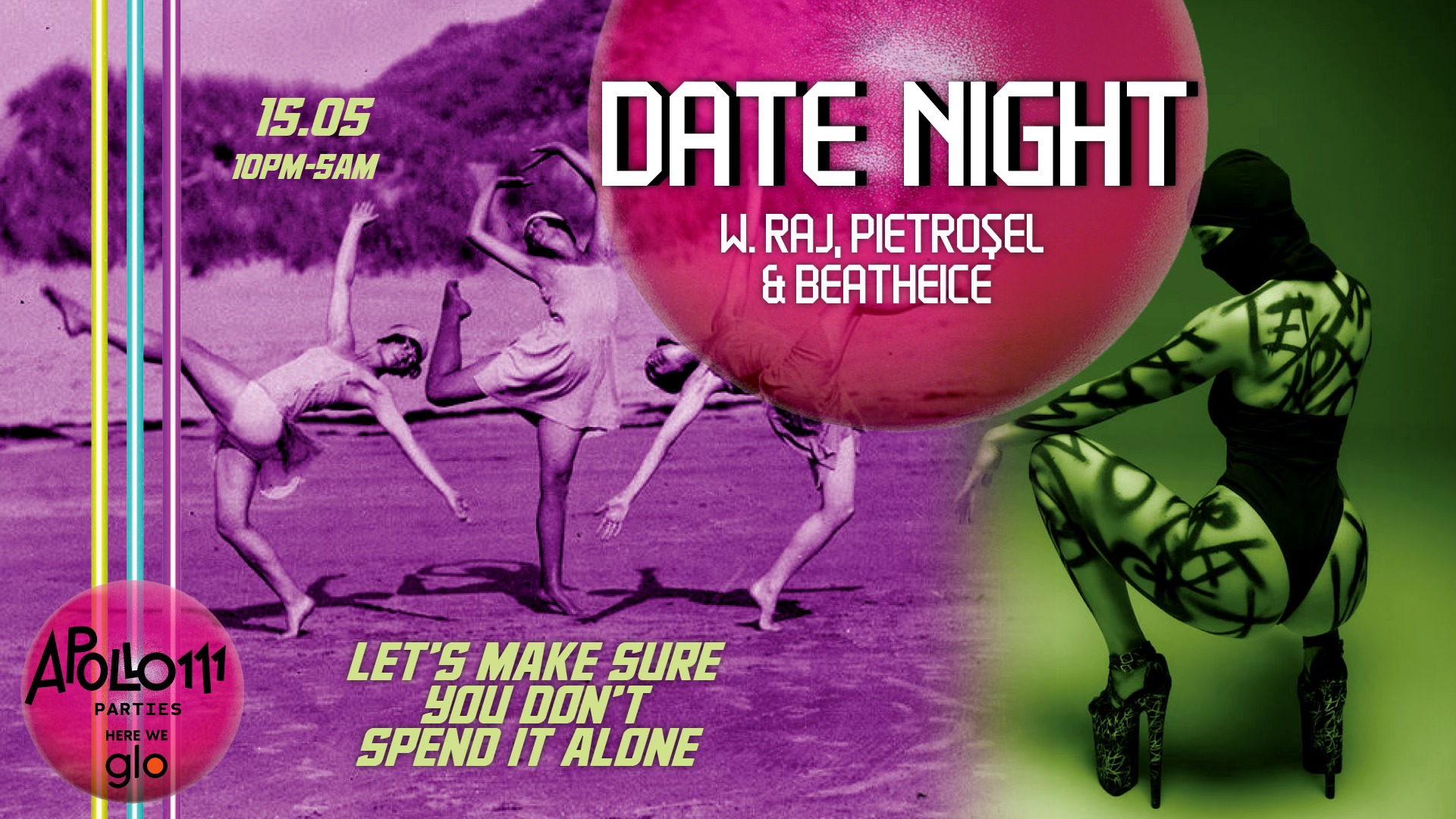 Date Night w. Raj & Pietroșel & Beatheice @ Apollo111 Barul & Terasa ...