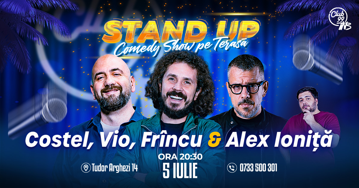 Costel, Vio, Frîncu - Alex Ioniță | Stand Up Comedy @ Club 99 TNB ...