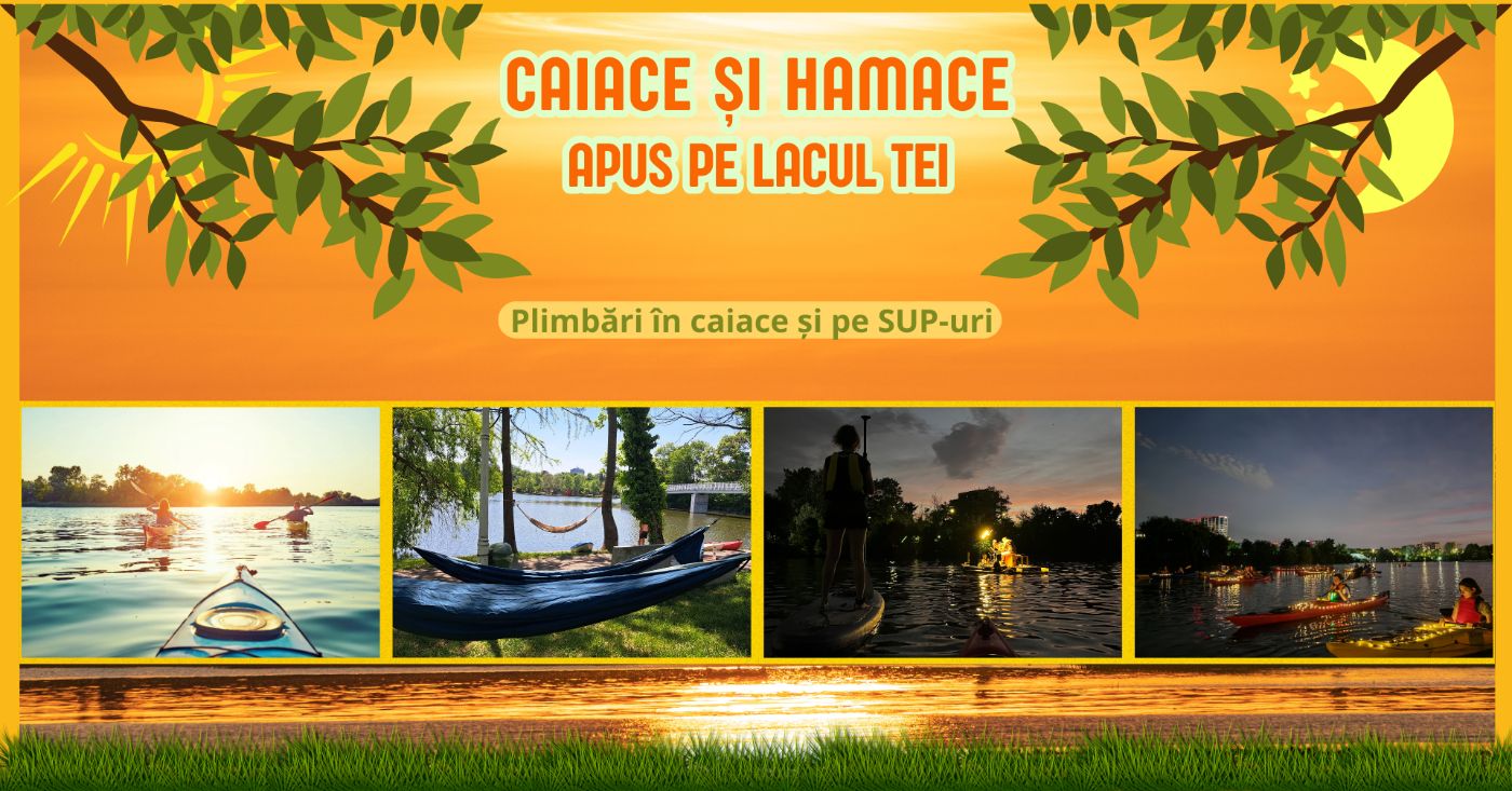 Plimbări plutitoare pe Lacul Tei! • Zile și Nopți