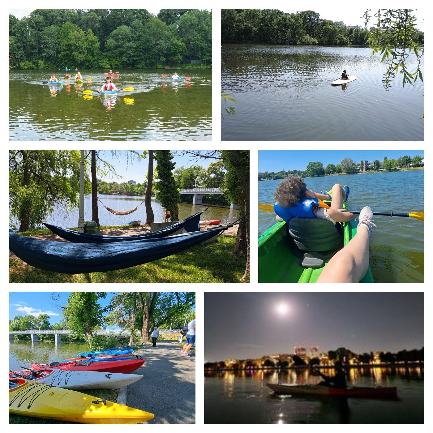 Caiace, picnic și hamace pe Lacul Tei! • Zile și Nopți