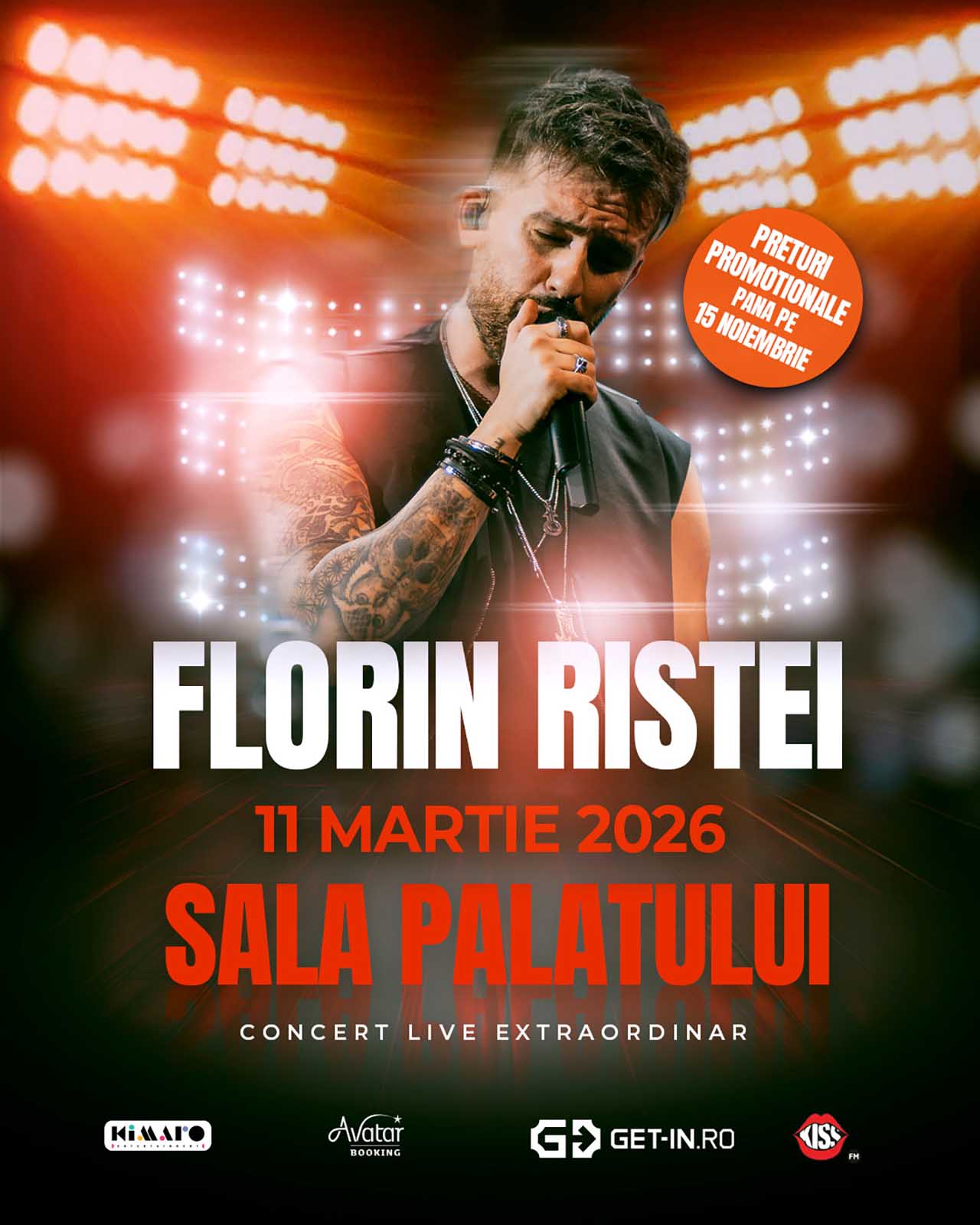 Florin Ristei revine pe scena de la Sala Palatului