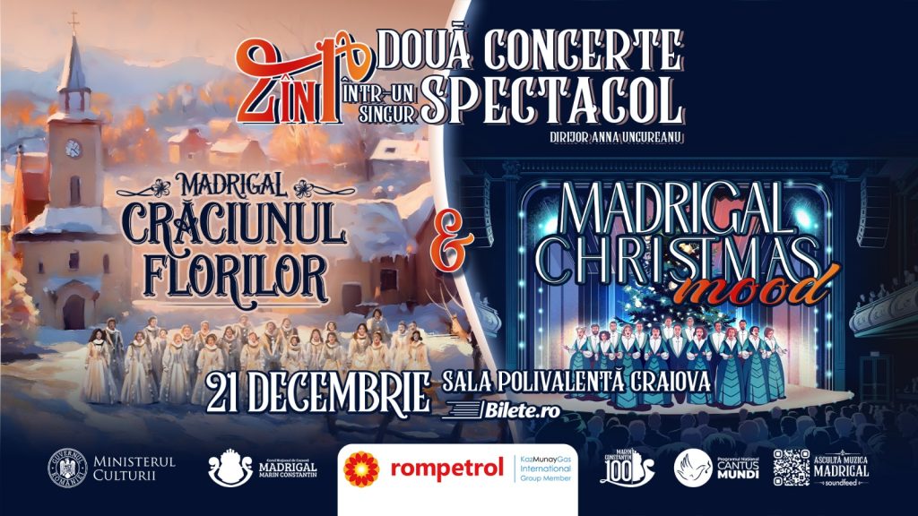 Madrigal de Crăciun @ Sala Polivalentă Craiova • Zile și Nopți