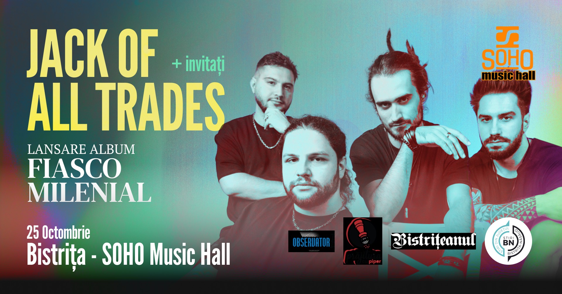 Jack of all Trades @ Soho Music Hall • Zile și Nopți