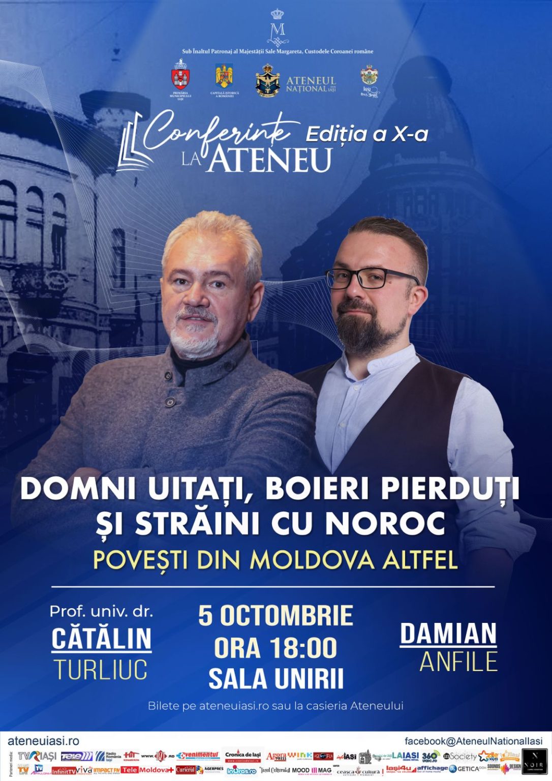 Conferințe la Ateneu | Damian Anfile și Cătălin Turliuc @ Sala Unirii ...