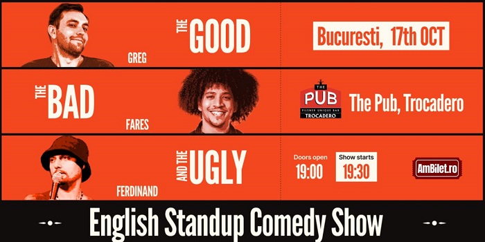 English Standup Comedy Show: The Good, the Bad and the Ugly @ The Pub ...