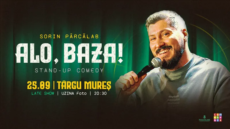 Stand-Up Comedy cu Sorin Pârcălab "Alo, baza!" | al doilea show @ Uzina ...