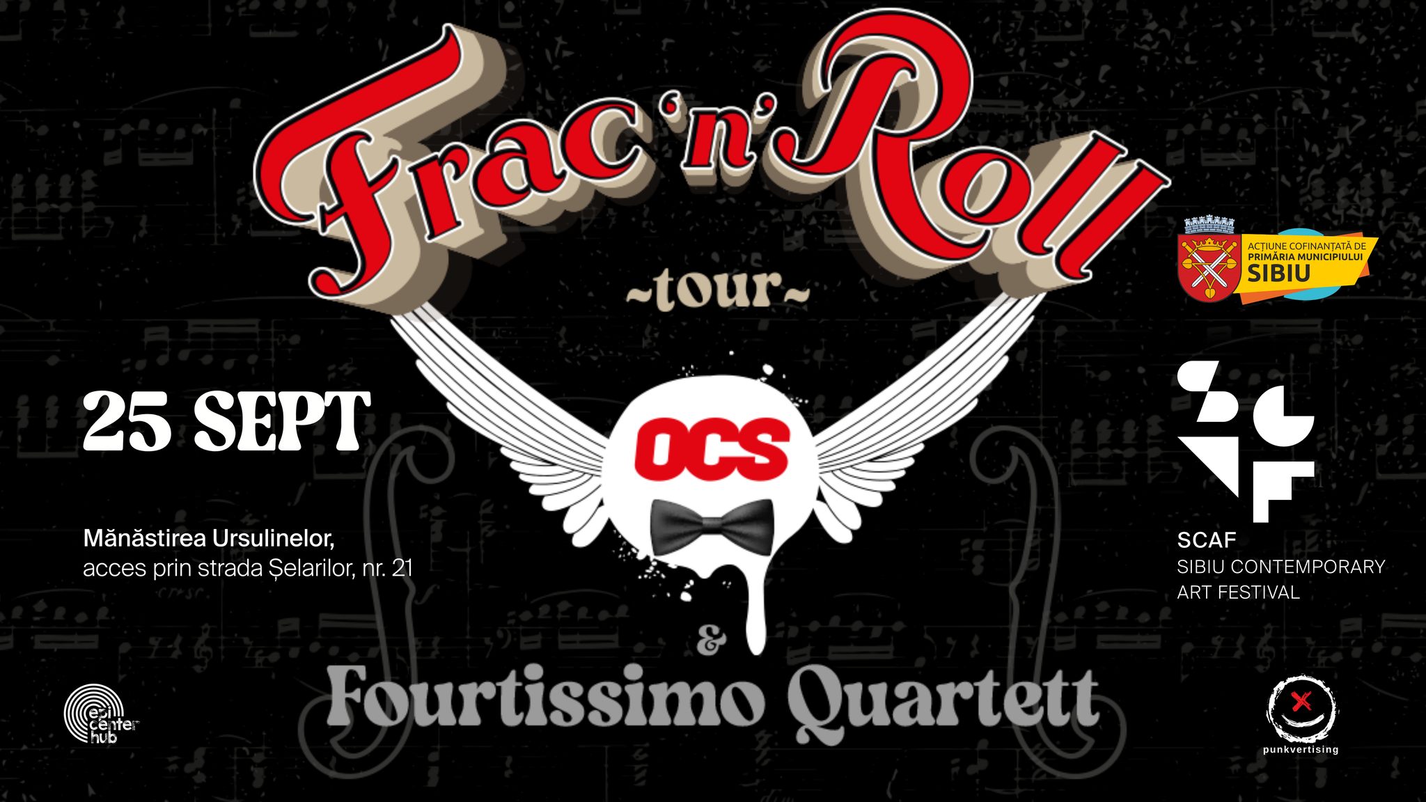 Concert Omul cu Șobolani - „FRAC ’n’ ROLL” @ Mănăstirea Ursulinelor ...
